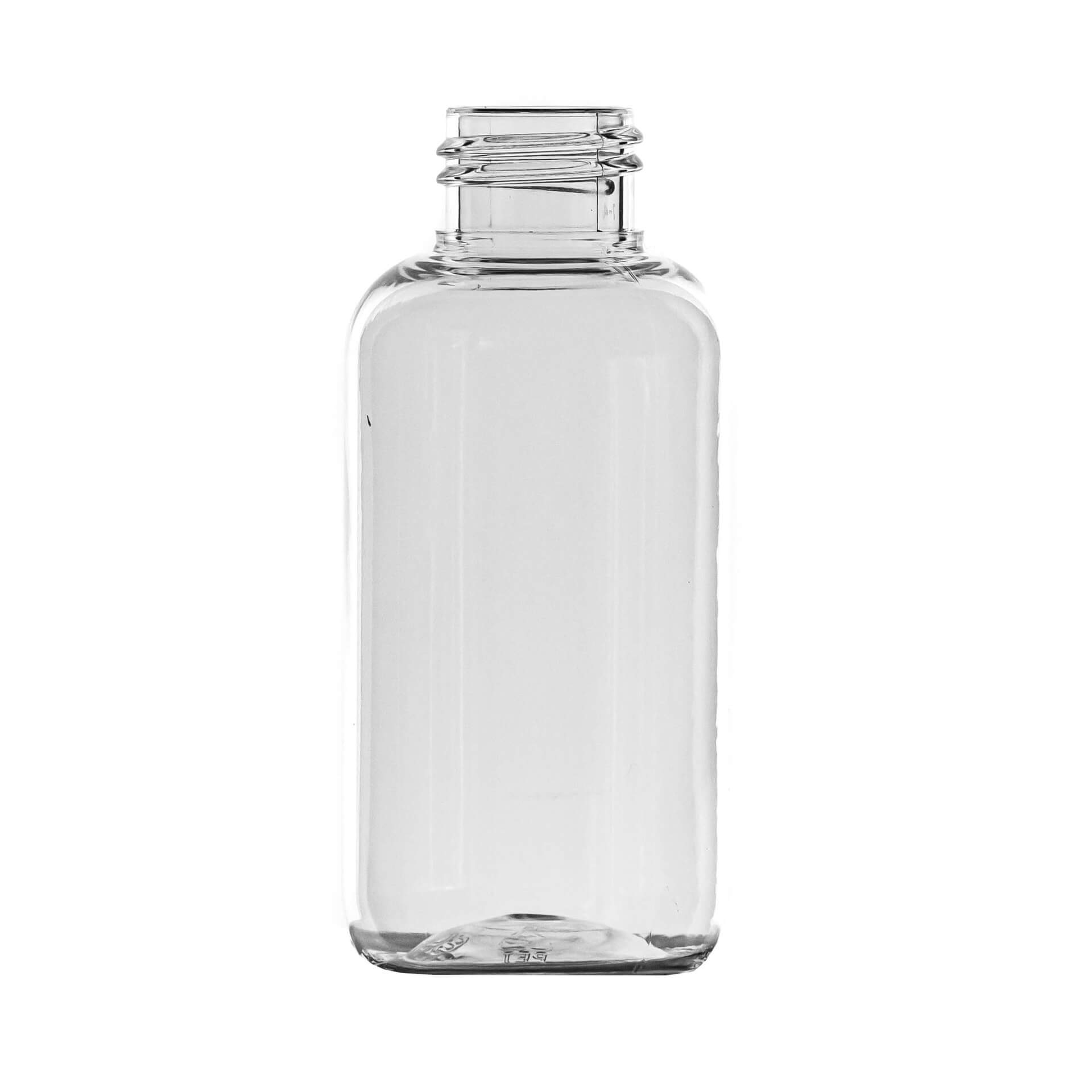100ml Clear PET Boston Round Bottle, 24/410 - BlueSky Solutions