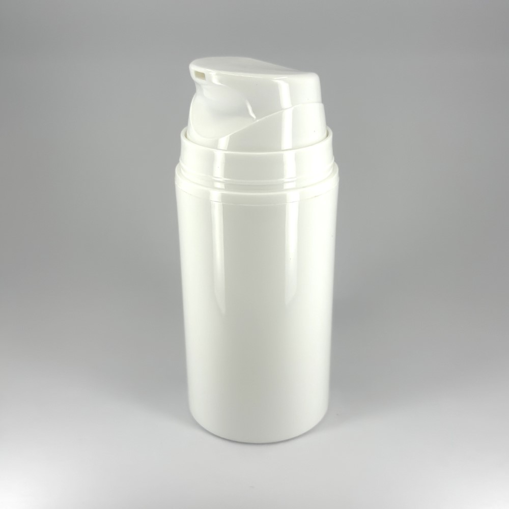100ml White Corto Airless Pack A with Frosted Overcap - BlueSky Solutions