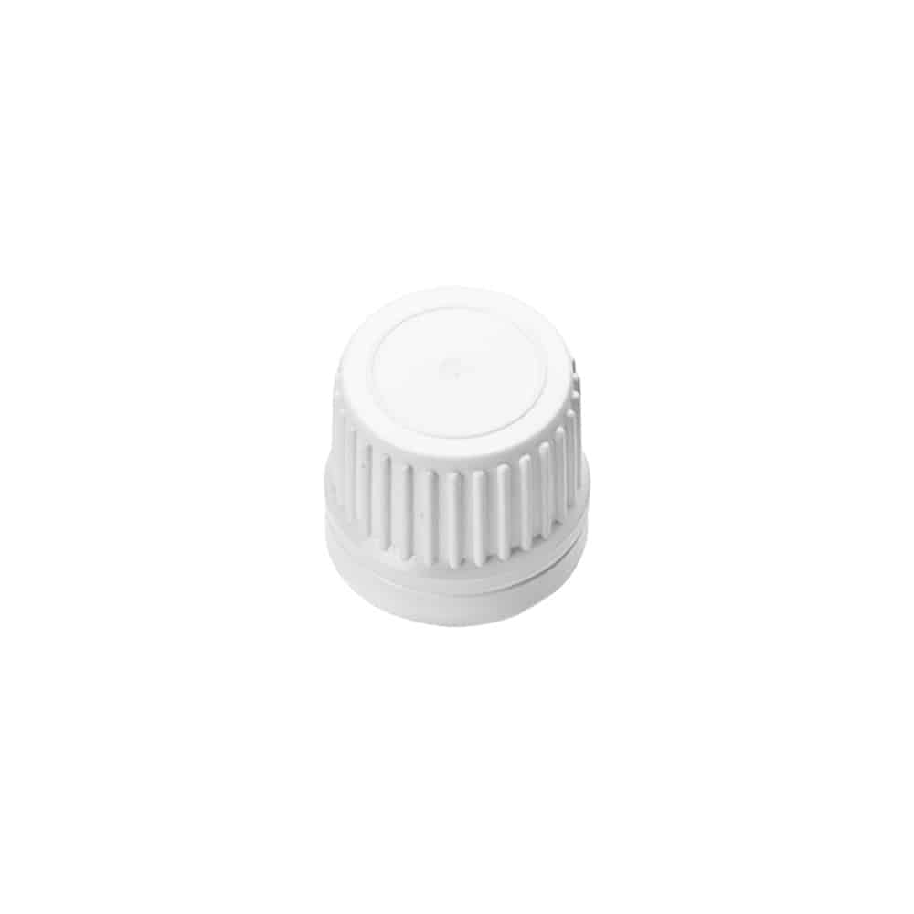 GL18 White Tamper-Evident Closure with Integrated Syringe Plug ...